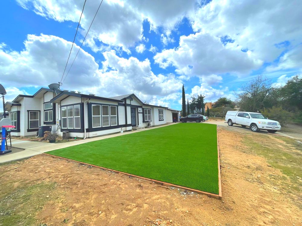 Stone Pathway & Turf Installation in Jamul, CA - Eternal Turf & Pavers