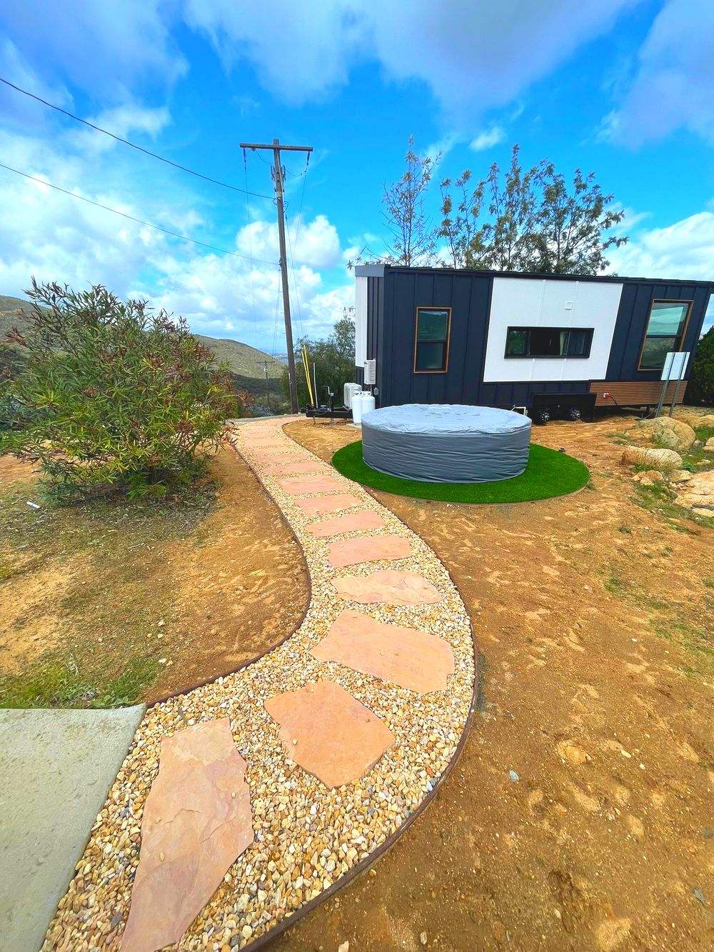 Stone Pathway & Turf Installation in Jamul, CA - Eternal Turf & Pavers